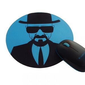 Mouse Pad Redondo Breaking Bad Walt Blue | Leroy Merlin