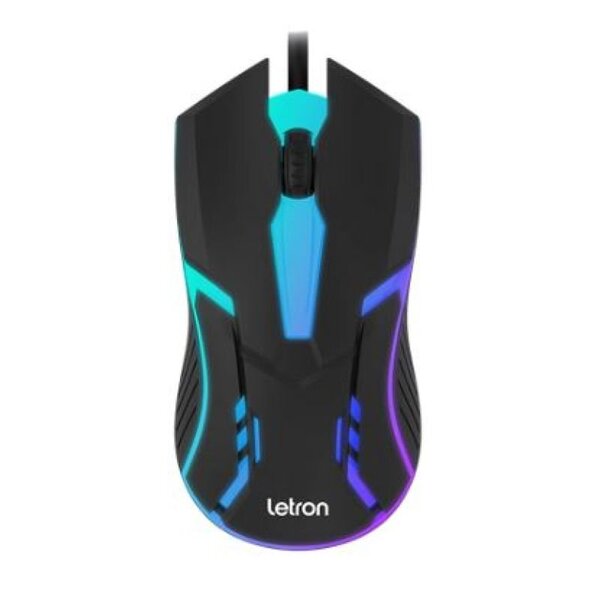Mouse Usb Letron Rgb 3 Botoes 1000 Dpi Metron 1603b | Leroy Merlin