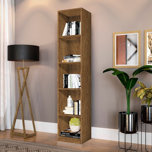 Multiuso Potente Com 5 Nichos 100% Mdf Amendoa | Leroy Merlin