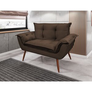 Namoradeira Decorativa Veludo Opala Chocolate | Leroy Merlin