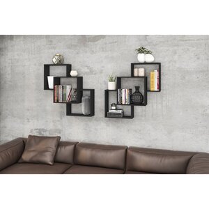 Nicho Composto 78,3x78,3cm Trio Am3080 Preto | Leroy Merlin