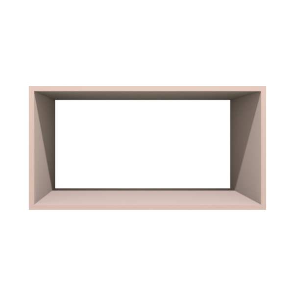 Nicho Decorativo Retangular 60x30x30 Mdf Plancasa Sal Rosa | Leroy Merlin