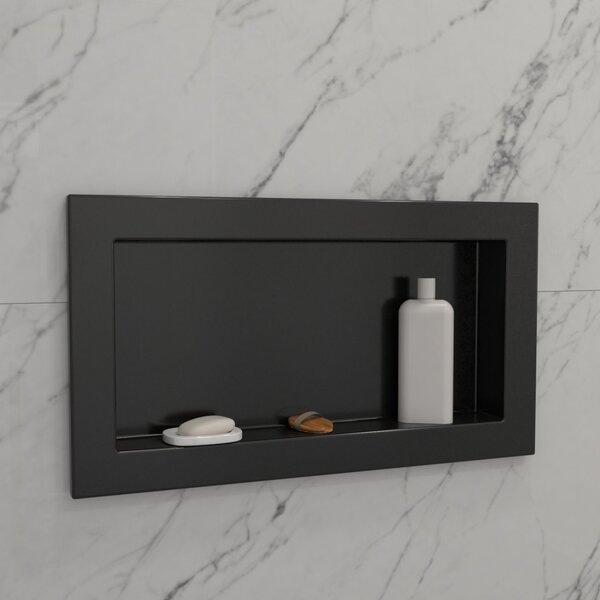 Nicho Para Banheiro 67cm Preto Fosco | Leroy Merlin