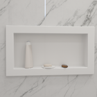 Nicho Para Banheiro Em Mármore Sintético Lizi 35x64 Cm | Leroy Merlin