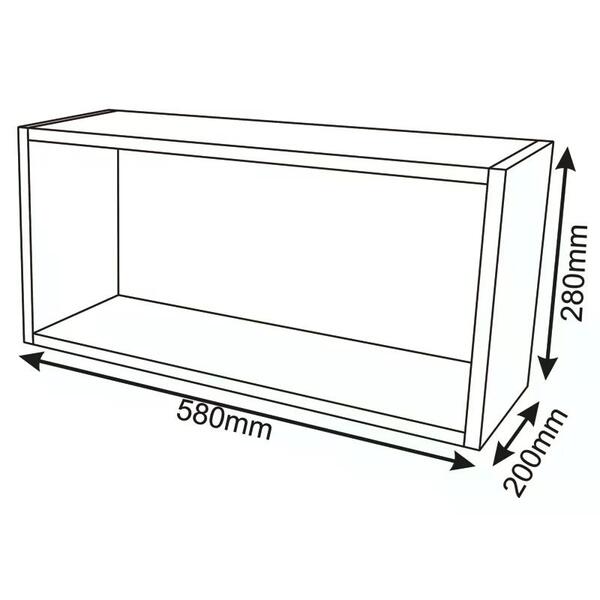 Nicho Retângulo - Peternella Móveis | Leroy Merlin
