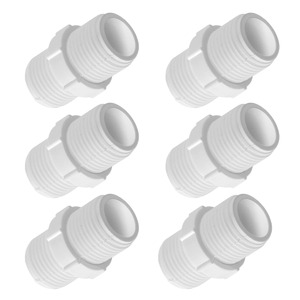 Niple Conexão Duplo 1/2" X 1/2" Pvc Linha Roscável | Utilimix | 06 Un ...