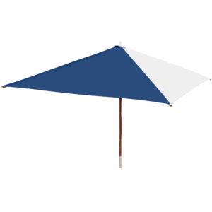 Ombrelone 2x2 Solasol Quadrado - Bicolor - Azul Marinho | Leroy Merlin