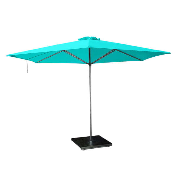 Ombrelone Central Azul Turquesa - 3,00m De Diâmetro - Em Alumínio - Com ...