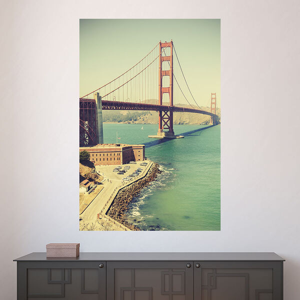 Painel Adesivo De Parede - Ponte Golden Gate - 1450png | Leroy Merlin