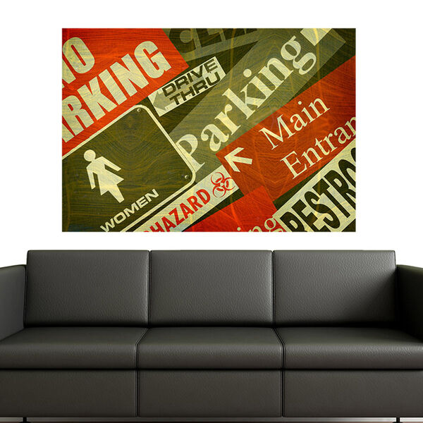 Painel Adesivo De Parede - Sinalização - 007pnm | Leroy Merlin