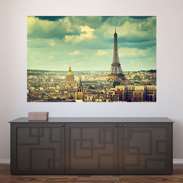 Painel Adesivo De Parede - Torre Eiffel - Paris - 945png | Leroy Merlin