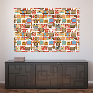 Painel Adesivo De Parede - Vintage - 1318pnm | Leroy Merlin