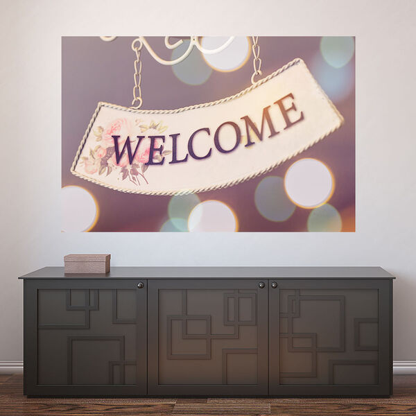 Painel Adesivo De Parede - Welcome - Bem Vindo - 763png | Leroy Merlin