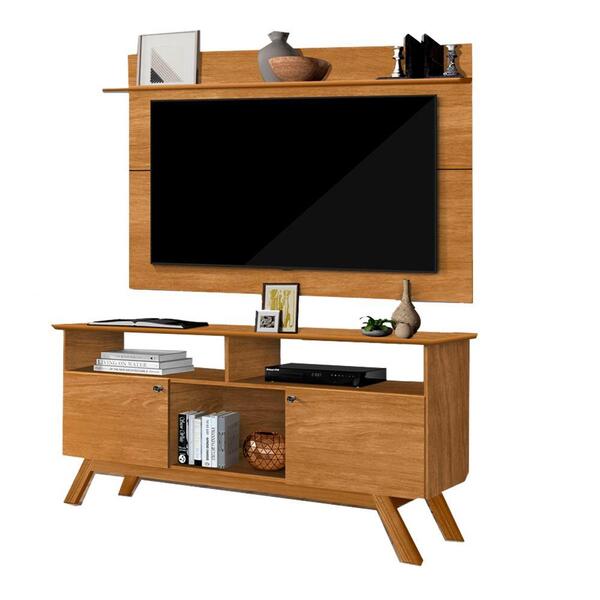 Painel Com Rack Tv 55 Pol 14x14 Tebar. | Leroy Merlin