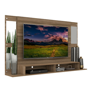 Painel Com Suporte Tv 60" E Espelho Tókio Multimóveis Madeirado | Leroy ...