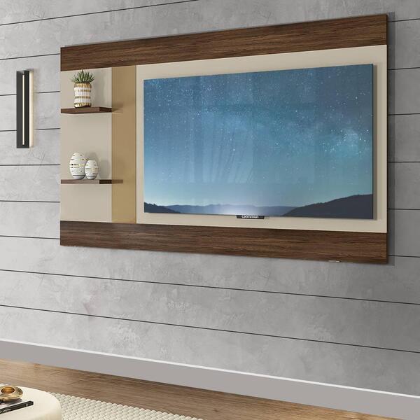 Painel De Tv 65 Polegadas Discovery Caemmun Havana Off White | Leroy Merlin