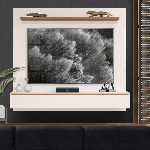 Painel De Tv Até 60 Polegadas Off White Freijó Citrino Shop Jm | Leroy ...