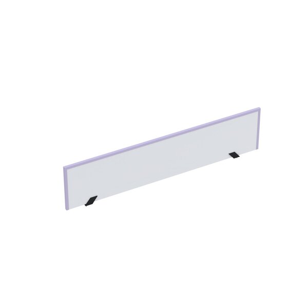 Painel Divisor Para Estação De Trabalho Aretto 1321x300mm Branco/lilás ...