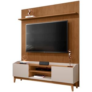 Painel Frisado 220x160 Cm E Rack Tv 60 Pol Sirav Dcasa | Leroy Merlin