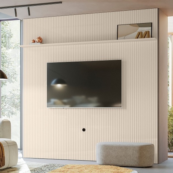 Painel Frisado New Guaporé Off White - Madetec Móveis | Leroy Merlin