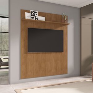 Painel Frisado Para Tv Até 65 Polegadas 180cm Siena Cedro | Leroy Merlin