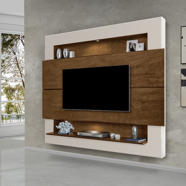 Painel Grande Suspenso Para Tv Até 57 Polegadas Com Led | Leroy Merlin