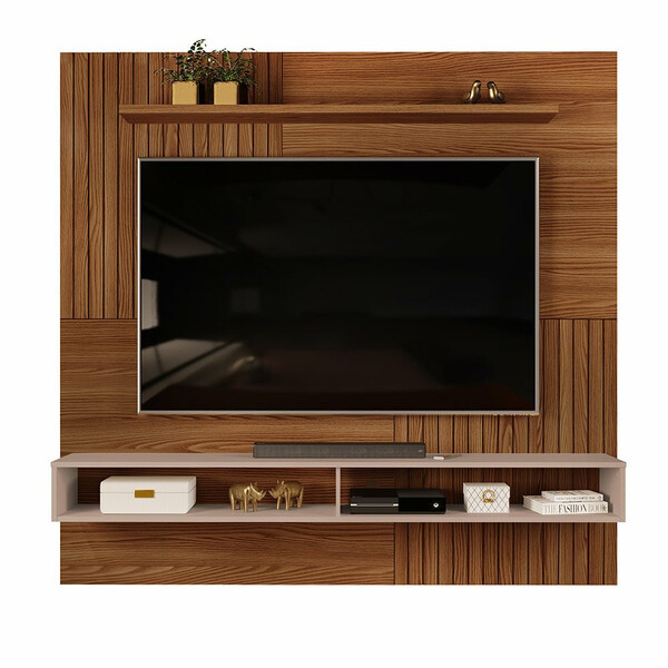 Painel Home Para Tv Até 70 Polegadas Braga 2 Nichos Dj Móveis | Leroy ...