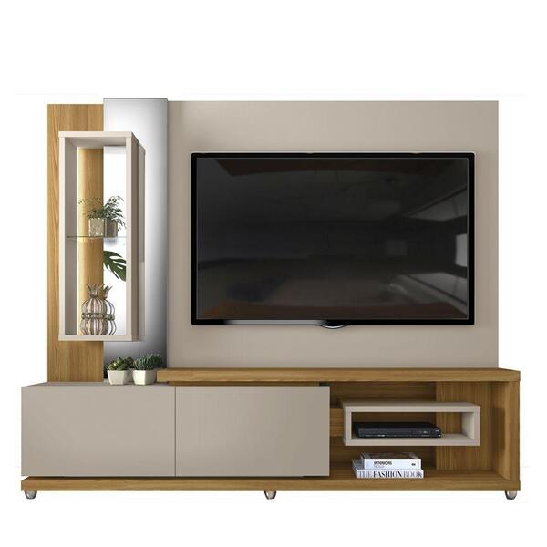 Painel Home Theater Onduras Liso Para Tv Até 65 Polegadas Amarula ...