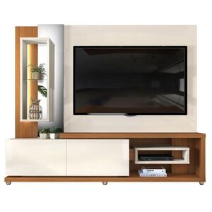 Painel Home Theater Onduras Liso Para Tv Até 65 Polegadas Creme ...