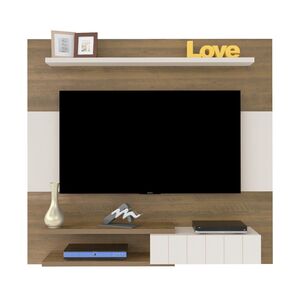 Painel Monza Pinho/off White Para Tv Até 50 Polegadas - Artely | Leroy ...