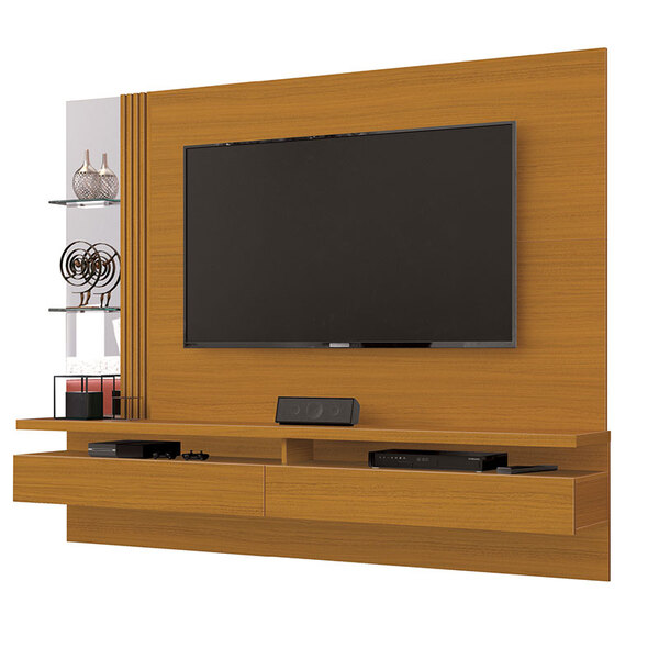 Painel Para Tv Até 60 Polegadas Tupã Cedro Natural 180cm | Leroy Merlin