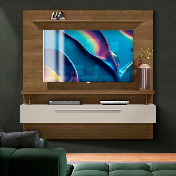 Painel Para Televisão 65 Polegadas Avelã Off White 1.7 Shopjm | Leroy ...