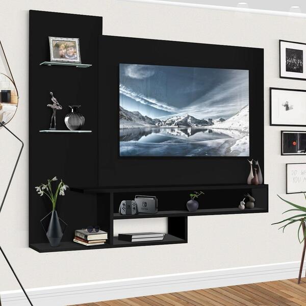 Painel Para Tv 50 Polegadas Preto | Leroy Merlin