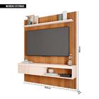 Painel Para Tv 55 Polegadas Marrom Moon Caemmun | Leroy Merlin
