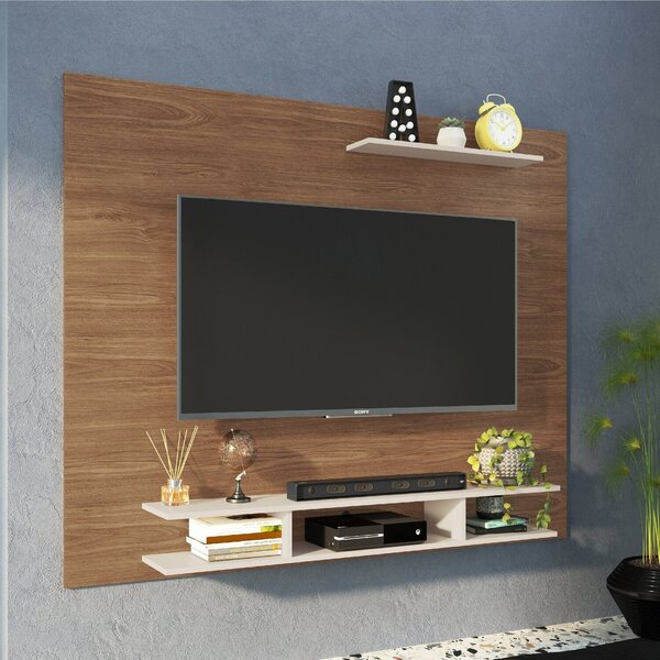Painel Para Tv 65 Polegadas 181cm X 135cm X 25,5cm Orlando Freijó/off ...