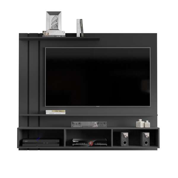 Painel Para Tv 65 Polegadas Prime - Cimento/preto - Mania De Móveis ...