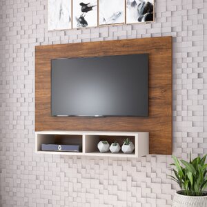 Painel Para Tv Até 43 Polegadas Com Nichos Life Pinho/off White | Leroy ...