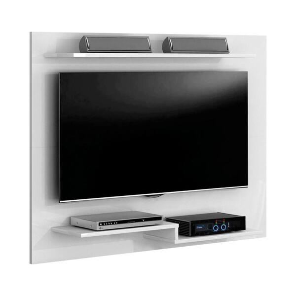 Painel Para Tv Até 47" Com Prateleiras Stile Branco | Leroy Merlin