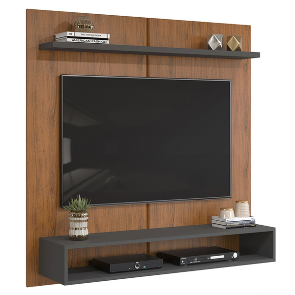 Painel Para Tv Até 50 Pol. Théo D04 Freijó/cinza Urbano - Mpozenato ...