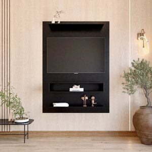 Painel Para Tv Até 50 Polegadas 1 Nicho Boulevard Yescasa Preto | Leroy ...