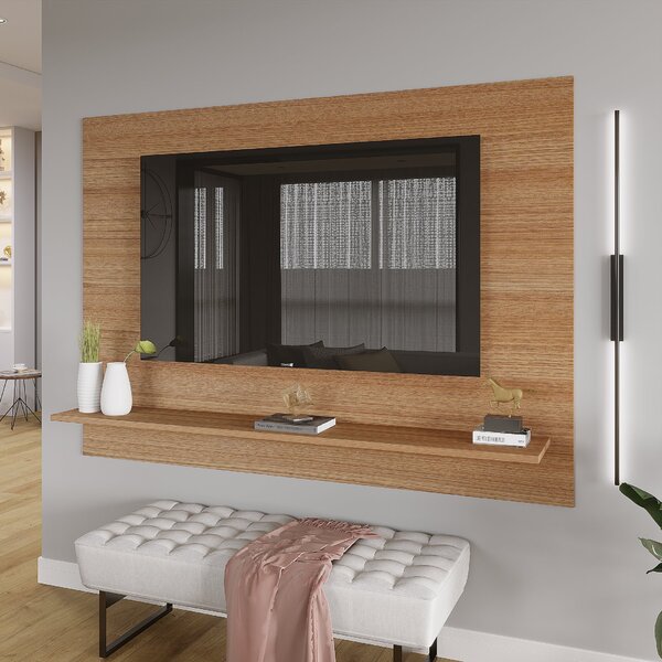 Painel Para Tv Até 50 Polegadas 1 Prateleira Columbia Espresso Móveis ...