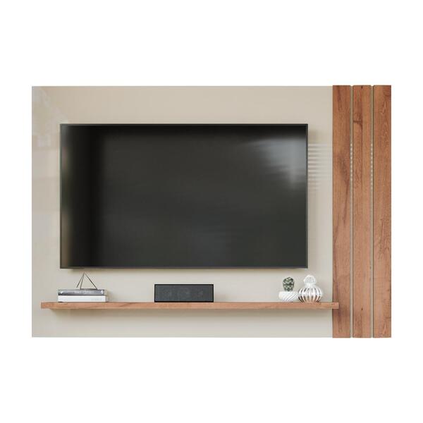Painel Para Tv Até 50 Polegadas Cristal Permóbili Off White/savana ...