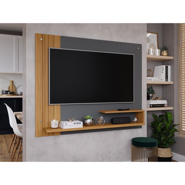 Painel Para Tv Até 50 Polegadas Dunas Grafite/nature | Leroy Merlin