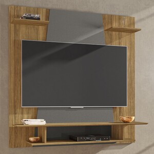 Painel Para Tv Até 50 Polegadas Veneza Titanium/cinamomo - Móveis ...