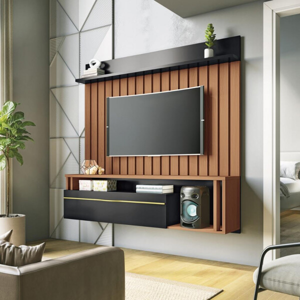 Painel Para Tv Até 55 Polegadas 1 Porta Self Hb Móveis | Leroy Merlin