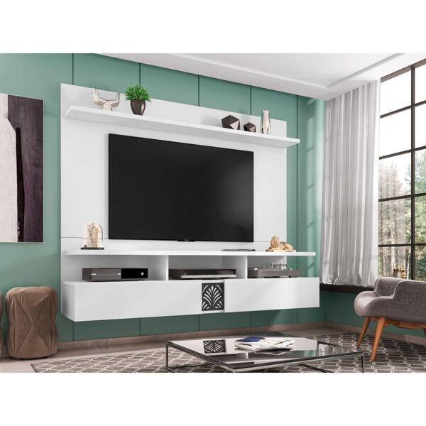 Painel Para Tv Até 55 Polegadas Bahamas Para Sala Branco | Leroy Merlin