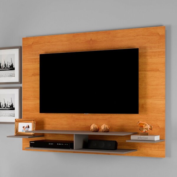 Painel Para Tv Até 55 Polegadas Vitoria Naturalle/platinum | Leroy Merlin