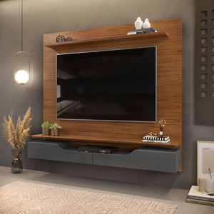 Rack Com Painel Para Tv Até 75 Polegadas Com Led 220cm Elegance Yescasa ...