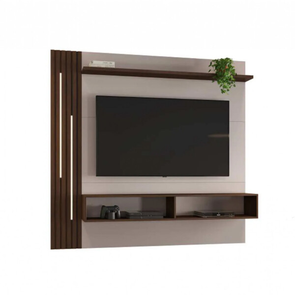 Painel Para Tv Até 65 Polegadas Agrado C/led Ripado Jcm Movelaria ...