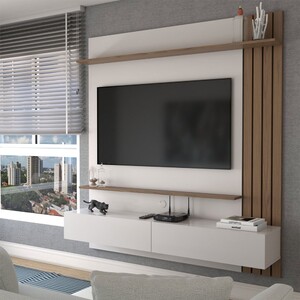 Painel Para Tv Até 65 Polegadas Christiania 2 Portas 2 Prateleiras ...